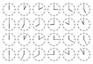 Timer and stopwatch icon set with digital numbers Vector Image