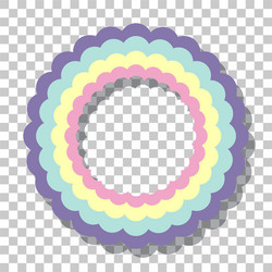 Pastel Rainbow Border