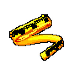 Length tape measure game pixel art Royalty Free Vector Image