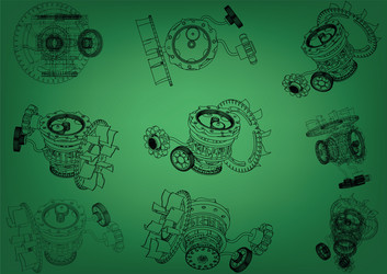 Green Gear Vector Images (over 19,000)
