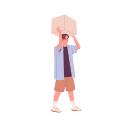 Man of Carrying Heavy Load Vector Images (over 520)