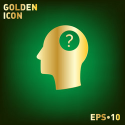 Head with a question mark avatar wonders icon help