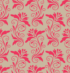 Red royal pattern Royalty Free Vector Image - VectorStock