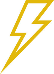 Bolt icon graphic design template Royalty Free Vector Image