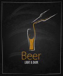 Beer bottle design background Royalty Free Vector Image