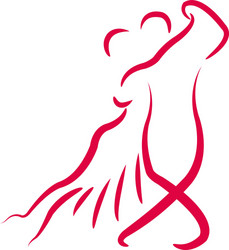 Couple dancing logo Royalty Free Vector Image - VectorStock