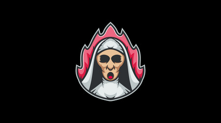 Evil Nun Vector Images (40)