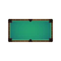 Pool Table Top View