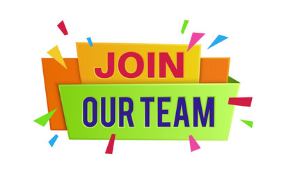 We are hiring labels join our team Royalty Free Vector Image