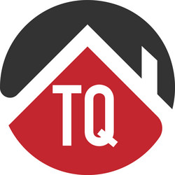 Initial letter tq home logo design template Vector Image