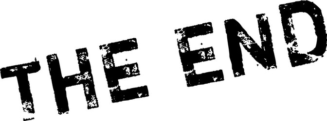 End rubber stamp Royalty Free Vector Image - VectorStock