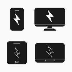 Laptop Charging Vector Images (over 3,400)