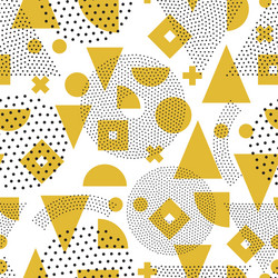Geometric abstract seamless pattern Royalty Free Vector