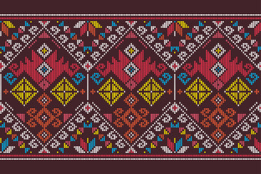 Filipino traditional yakan pattern Royalty Free Vector Image