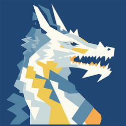 Geometric Dragon Vector Images (over 3,600)