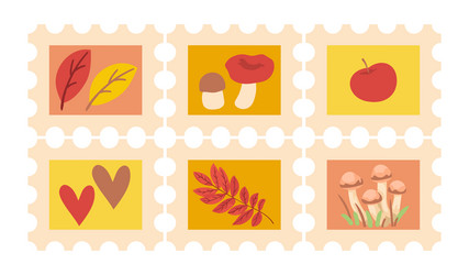Cartoon Postage Stamp Vector Images (over 1,900)