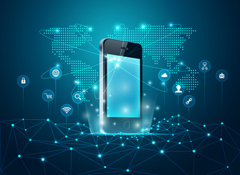 Mobiletechnology2 Royalty Free Vector Image - VectorStock