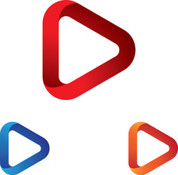 Play logo Royalty Free Vector Image - VectorStock