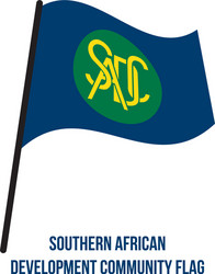 Southern african development community flag Vector Image