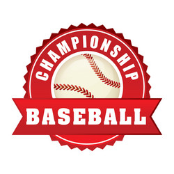 Baseball frame sports base ball team frame Vector Image