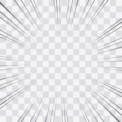 Manga lines comics book action speed frame Vector Image