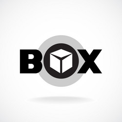 Black color in word deq abbreviation of delivered Vector Image