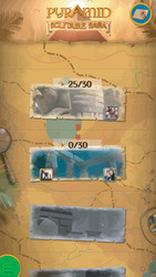 Complete set of level button game ui pop-up icon Vector Image