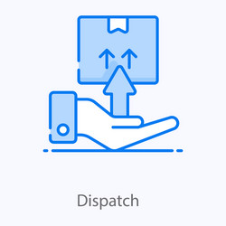 Dispatch Royalty Free Vector Image - VectorStock