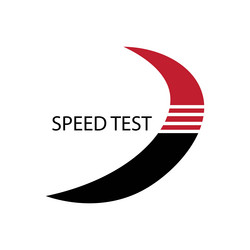 Faster speed logo design Royalty Free Vector Image