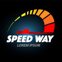 Speed way symbol Royalty Free Vector Image - VectorStock