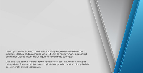 White and blue background web template for text Vector Image