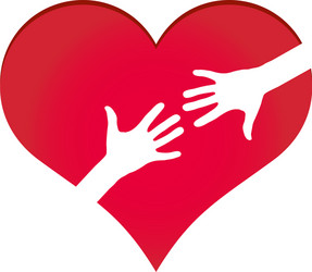 Business friend helping each other icon symbol Vector Image