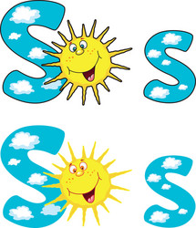 Letter S Sun Vector Images (over 740)