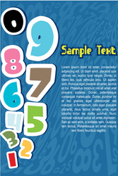 Text math with formula border background Vector Image