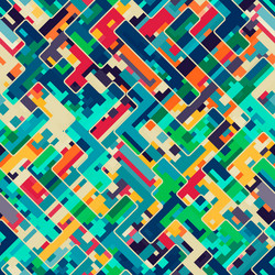 Retro 80s seamless pattern background Royalty Free Vector