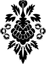 Damask emblem set Royalty Free Vector Image - VectorStock