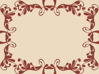 Abstract squiggle pattern background border fun Vector Image