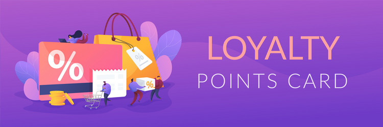 Gift card header banner Royalty Free Vector Image