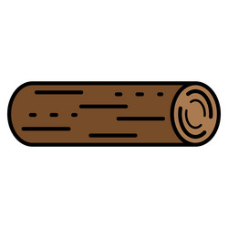 Wood icon Royalty Free Vector Image - VectorStock