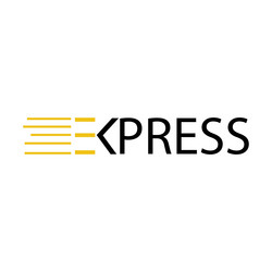 Express logo Royalty Free Vector Image - VectorStock