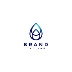 Irrigation logo design creative Royalty Free Vector Image