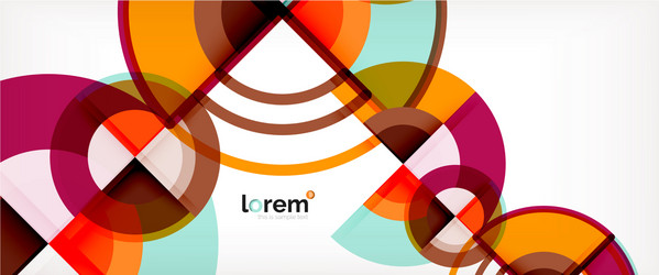 Abstract Colorful Circles Background Royalty Free Vector