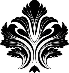 Damask emblem set Royalty Free Vector Image - VectorStock