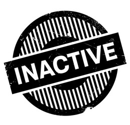 Inactive rubber stamp Royalty Free Vector Image