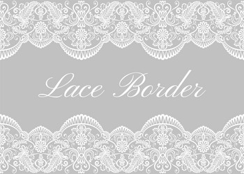 Card with white lace Royalty Free Vector Image