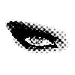 Halftone Eye Vector Images (over 1,900)