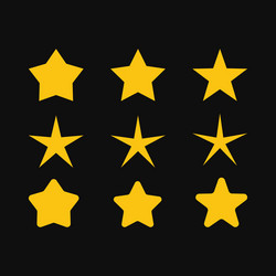 Customer review give a five star Royalty Free Vector Image