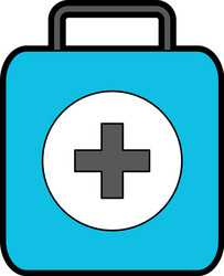 Medical bag cartoon Royalty Free Vector Image - VectorStock