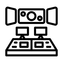 Spaceship Control Panel Clipart