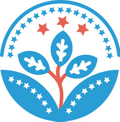 Tree business award icon- sign symbol Royalty Free Vector